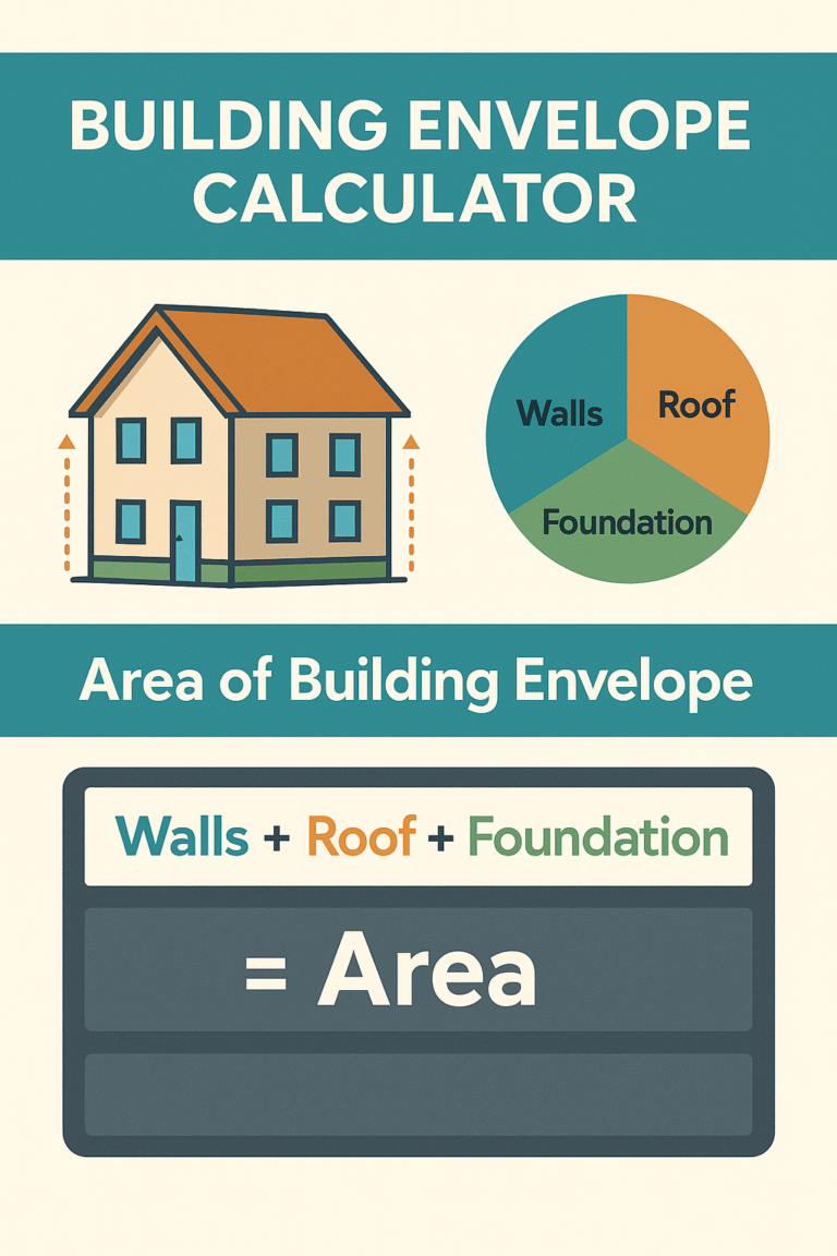 Free Building Envelope Calculator Online - Construction Calculators