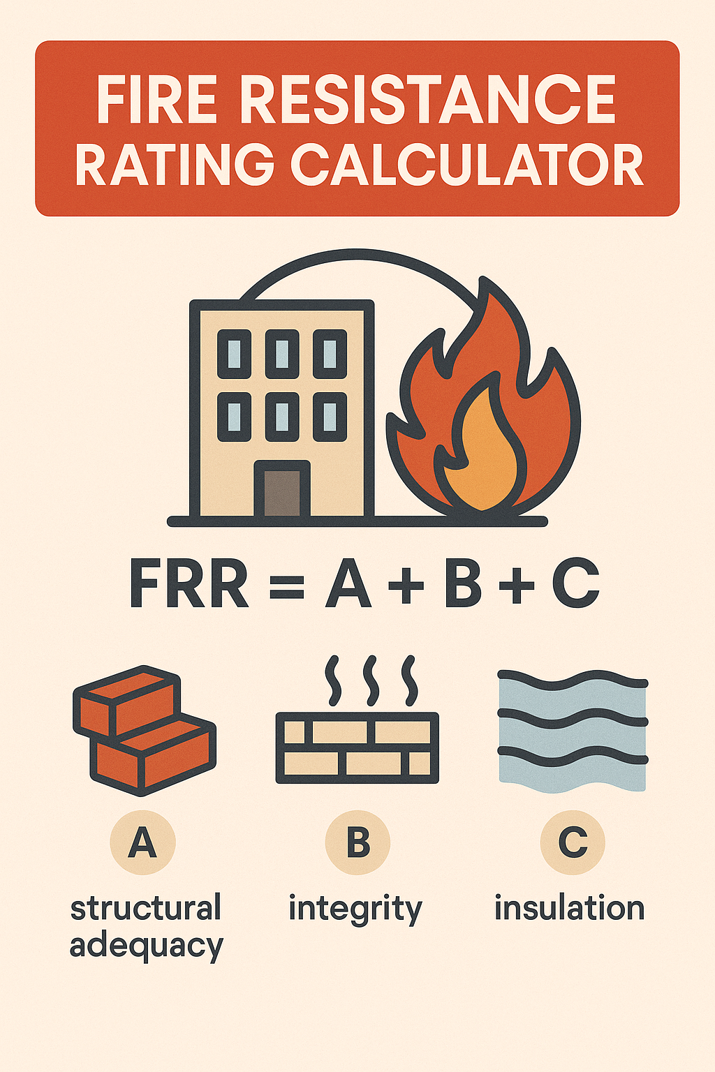 Free Fire Resistance Rating Calculator Online-Construction Calculators