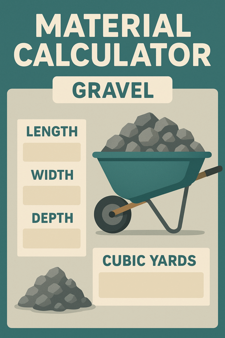 Free Material Calculator Gravel Online - Construction Calculators