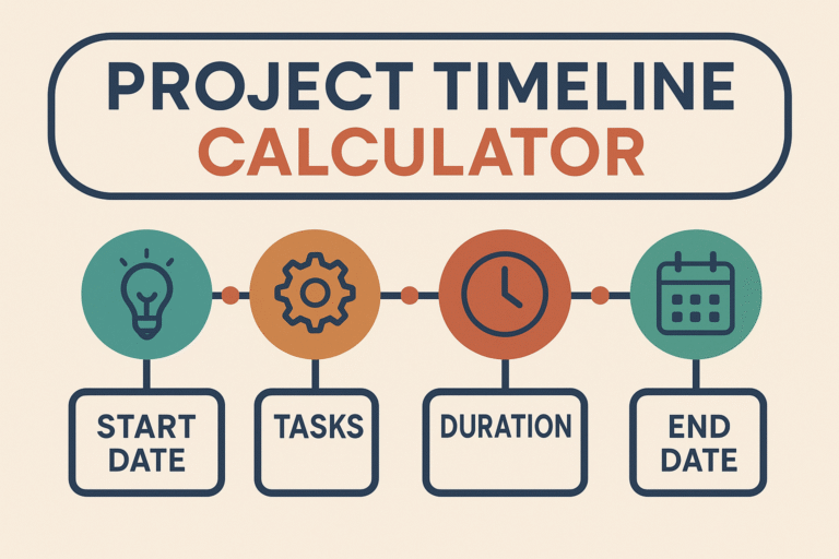 Free Project Timeline Calculator Online - Construction Calculators