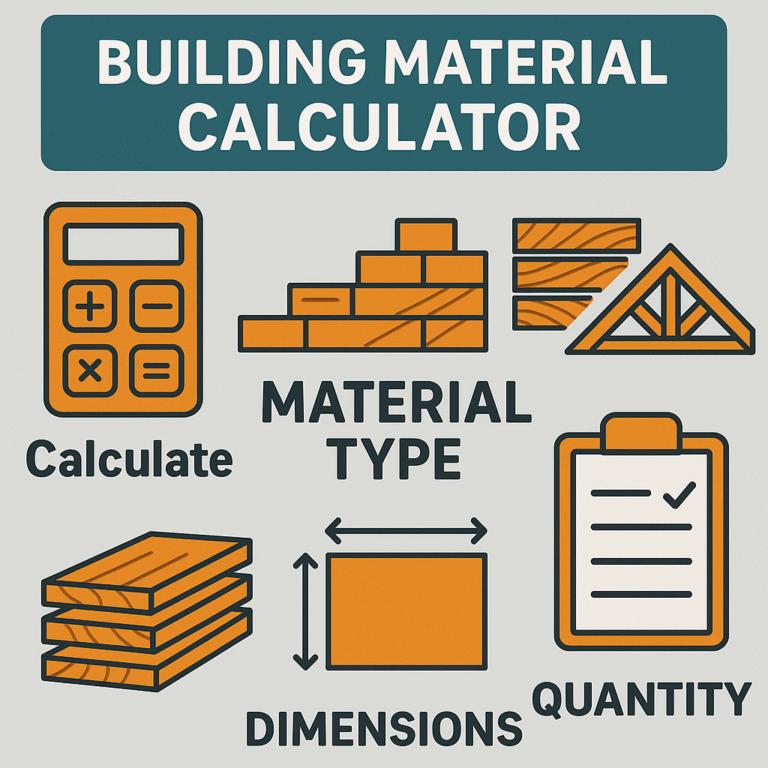 Free Building Material Calculator Online - Construction Calculators