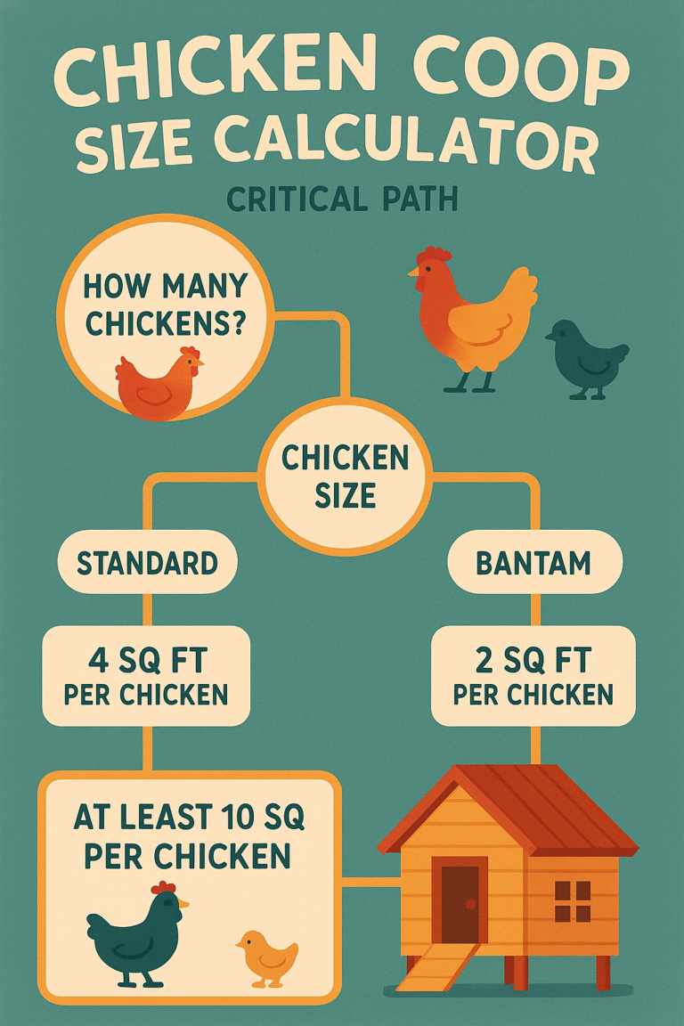 Free Chicken Coop Size Calculator Online