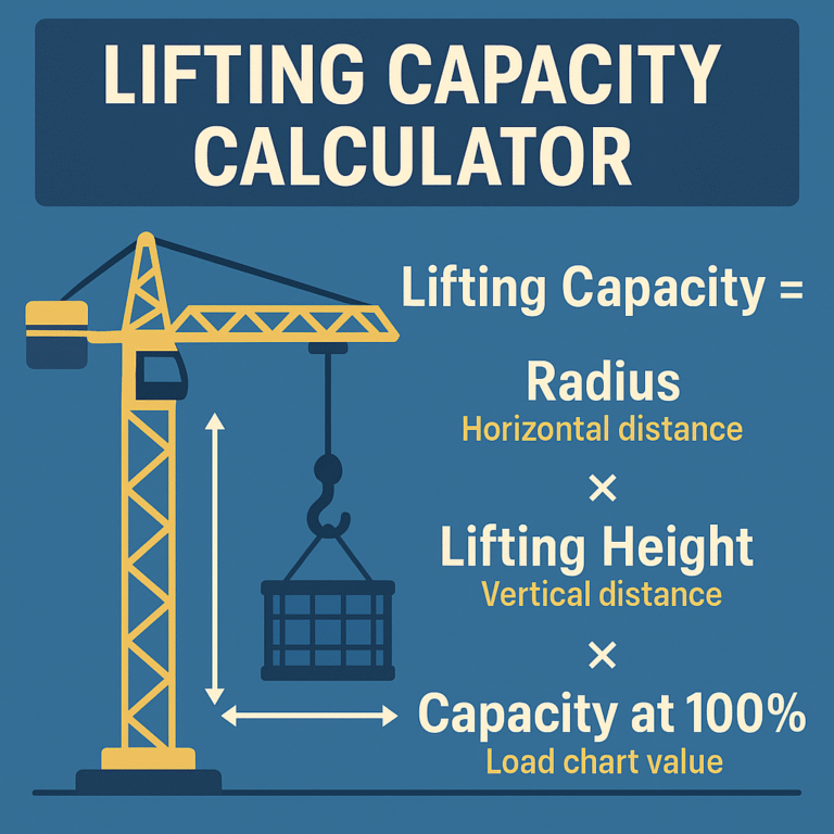 Free Crane Lifting Capacity Calculator Online-Construction Calculators