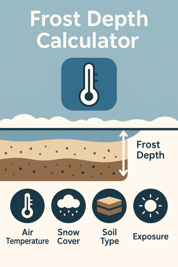 Free Frost Depth Calculator Online - Construction Calculators