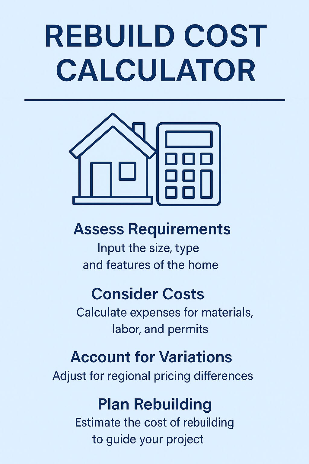 Free Rebuild Cost Calculator Online - Construction Calculators