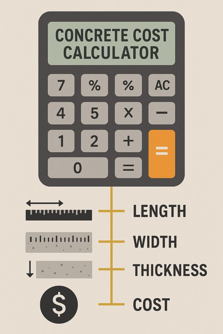 Free Concrete Cost Calculator Online - Construction Calculators