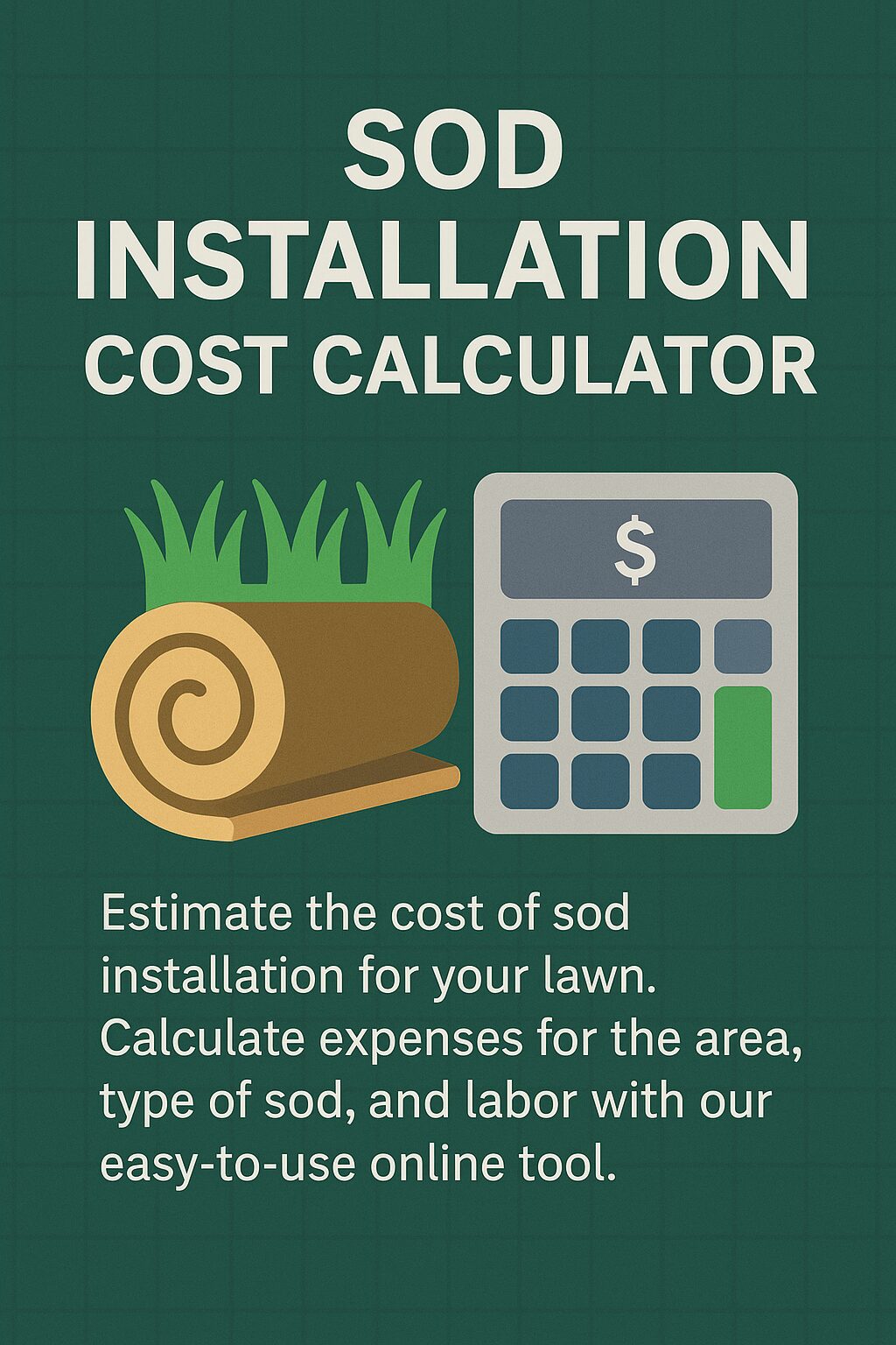 Free Sod Installation Cost Calculator Online - Construction Calculators